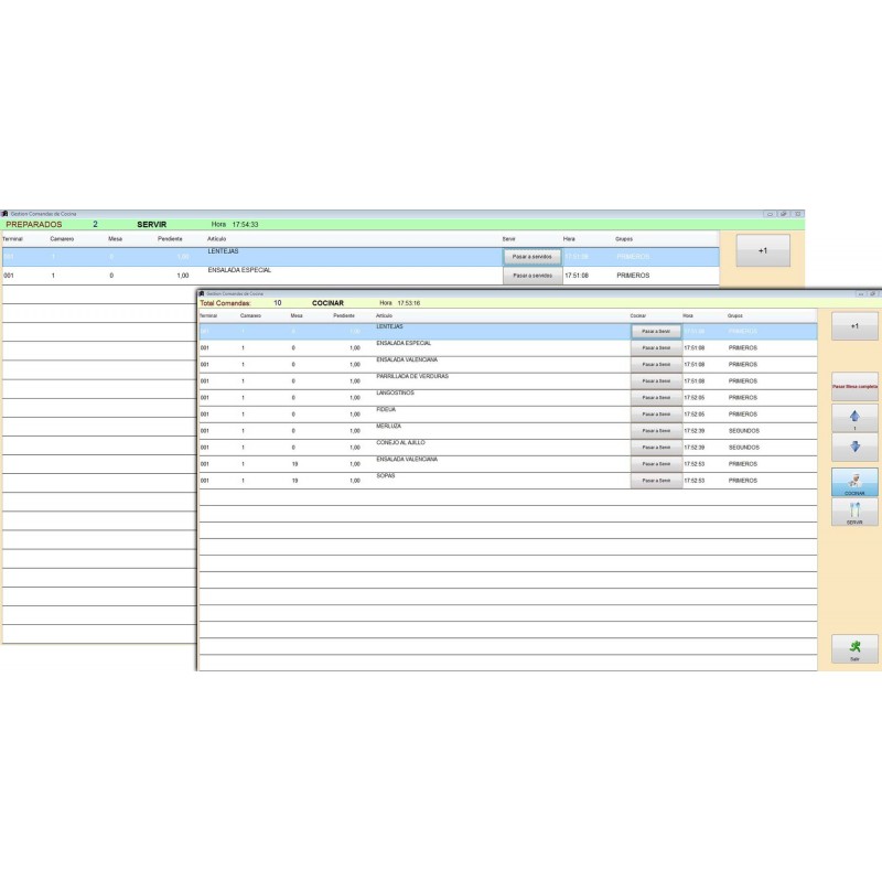 Módulo Monitor de Cocina Itactil
